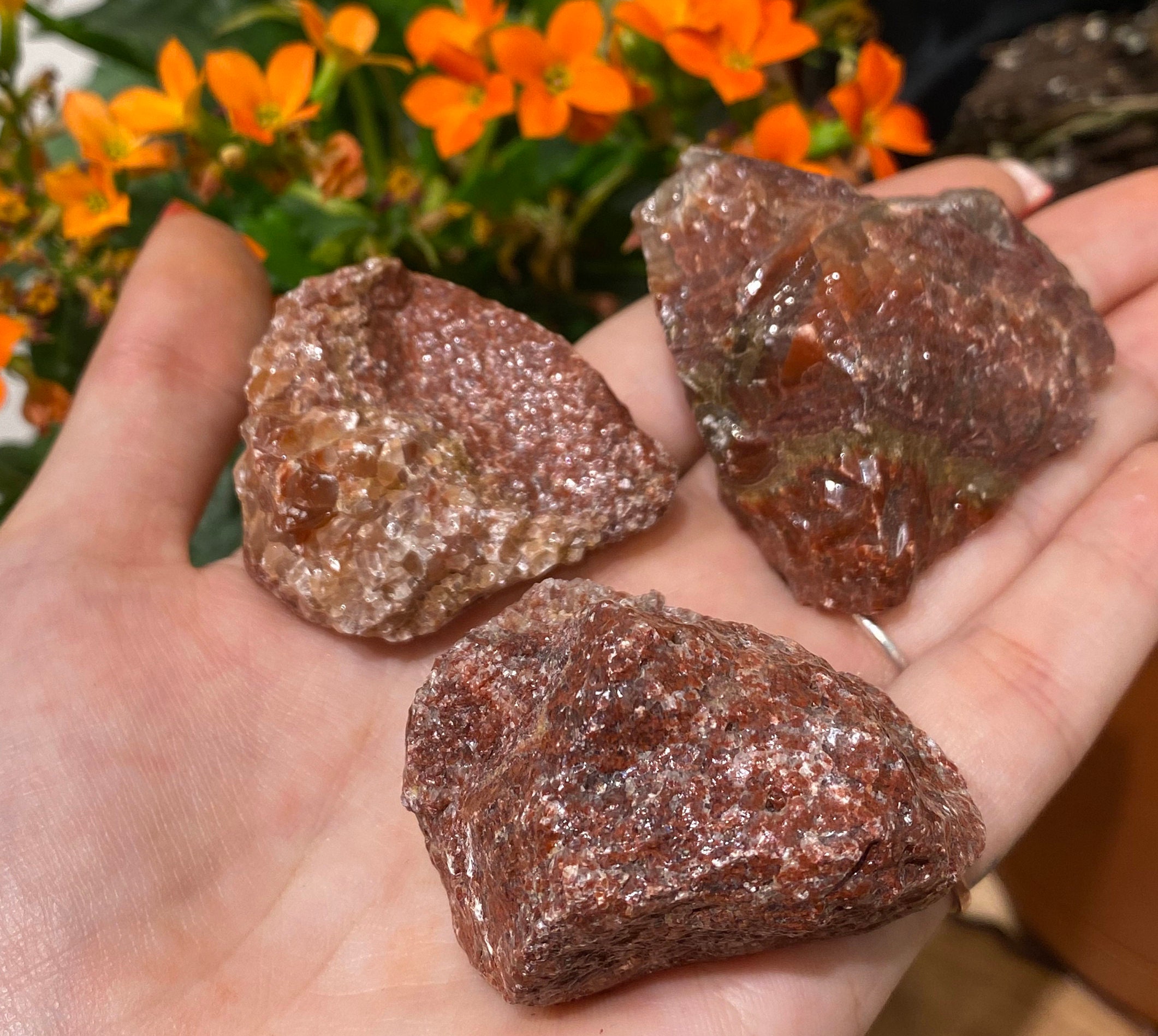 Red Calcite Raw