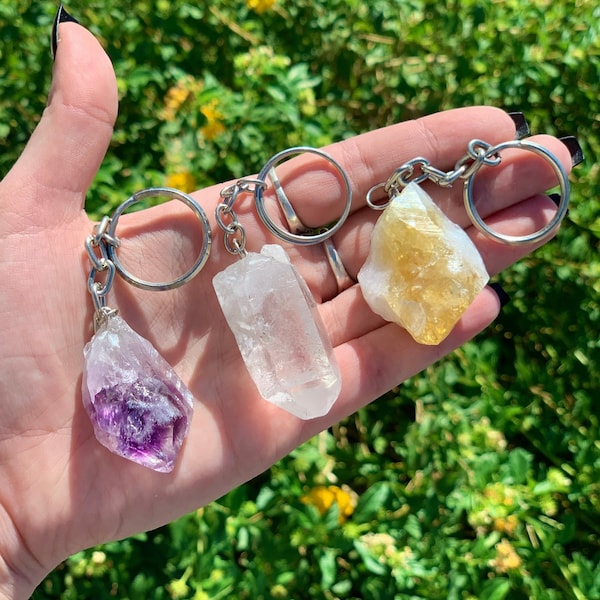 Crystal Keychain - Etsy