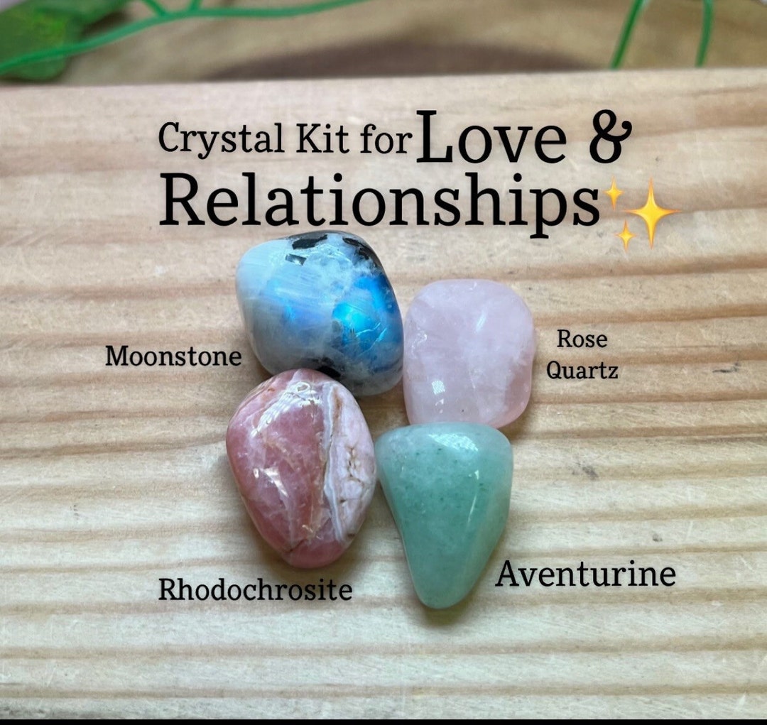 Crystal Kit for Love, Stone Bundle for Relationships and Manifesting ...