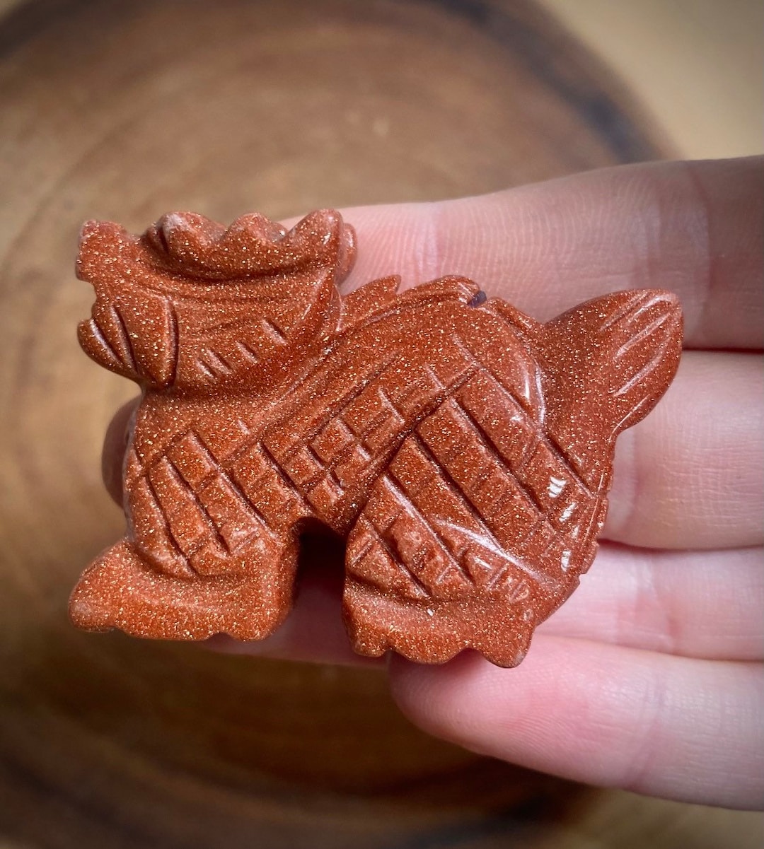 Goldstone Dragon Carving, Goldstone Dragon, Root Chakra, Sacral Chakra ...