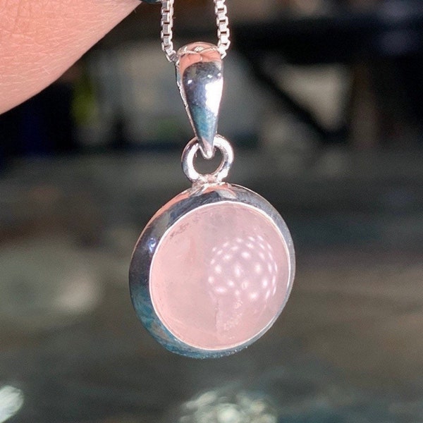 Rose Quartz Necklace - Etsy
