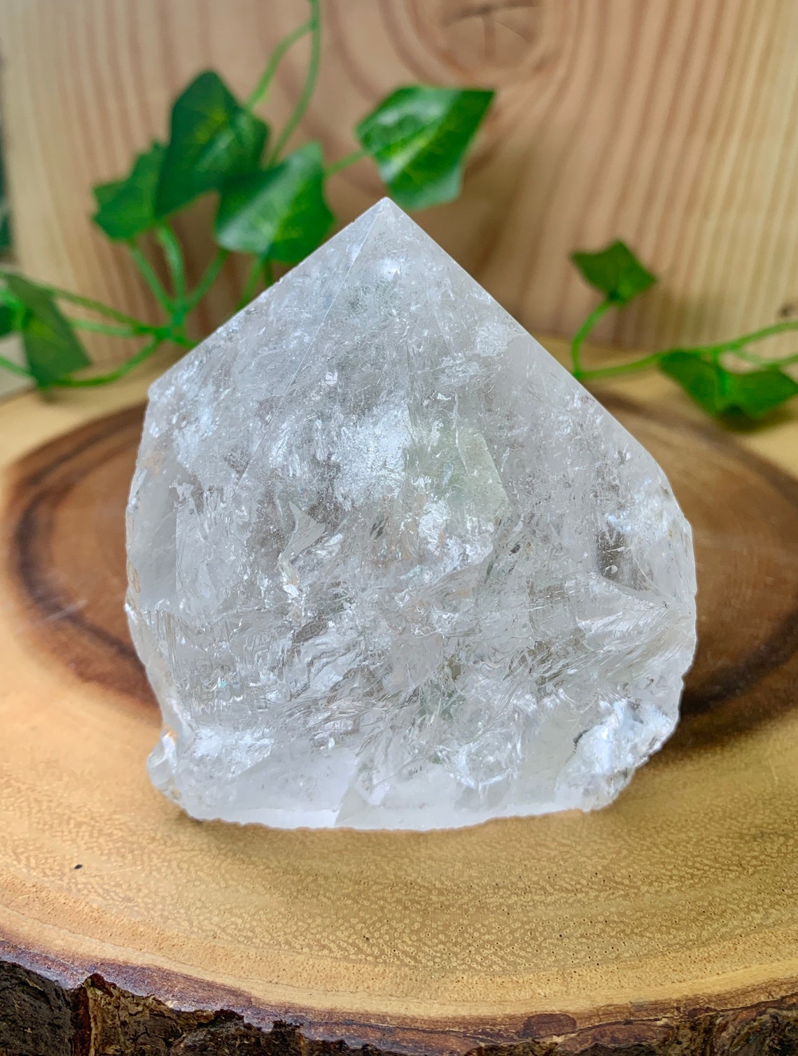 One Clear Quartz Polished Point, Clear Quartz Stone, Clear Quartz Point ...