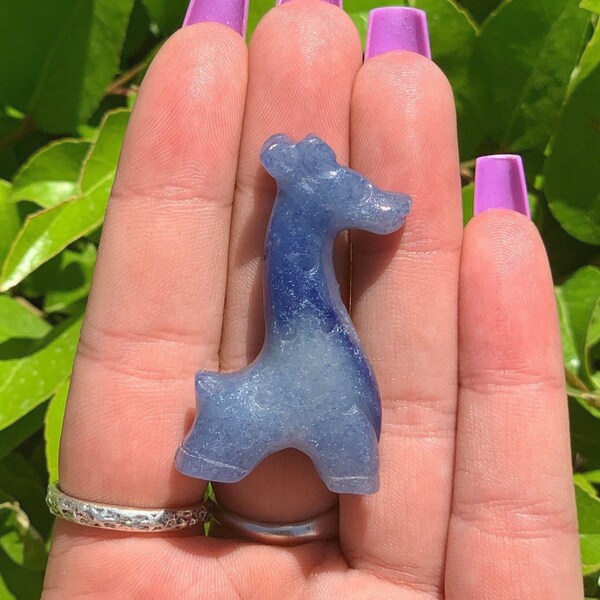 Blue Giraffe - Etsy