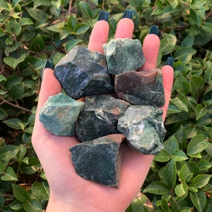 One Rough Bloodstone Chunk, Raw Bloodstone Piece, Natural Bloodstone Specimen, Rough Bloodstone ...