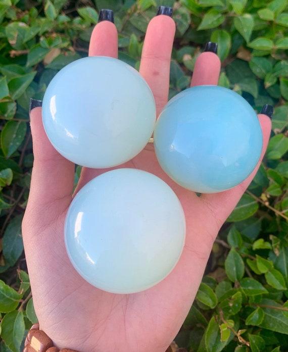 One 40-45 MM Opalite Polished Sphere Opalite Energy Sphere - Etsy