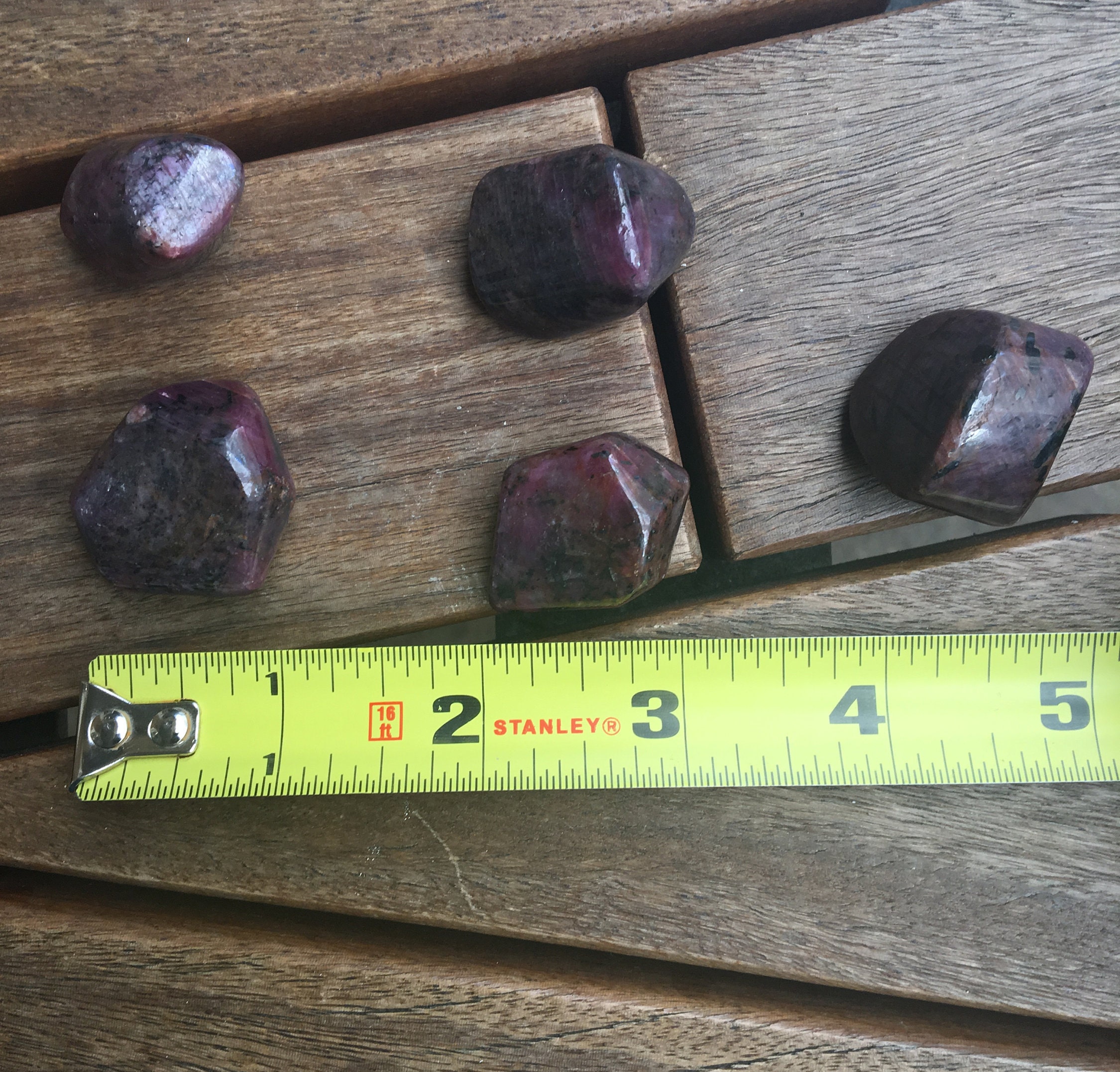 One Red Ruby Tumbled Stone Ruby Tumbled Red Ruby Pocket - Etsy