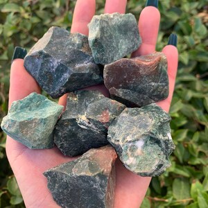 One Rough Bloodstone Chunk, Raw Bloodstone Piece, Natural Bloodstone ...