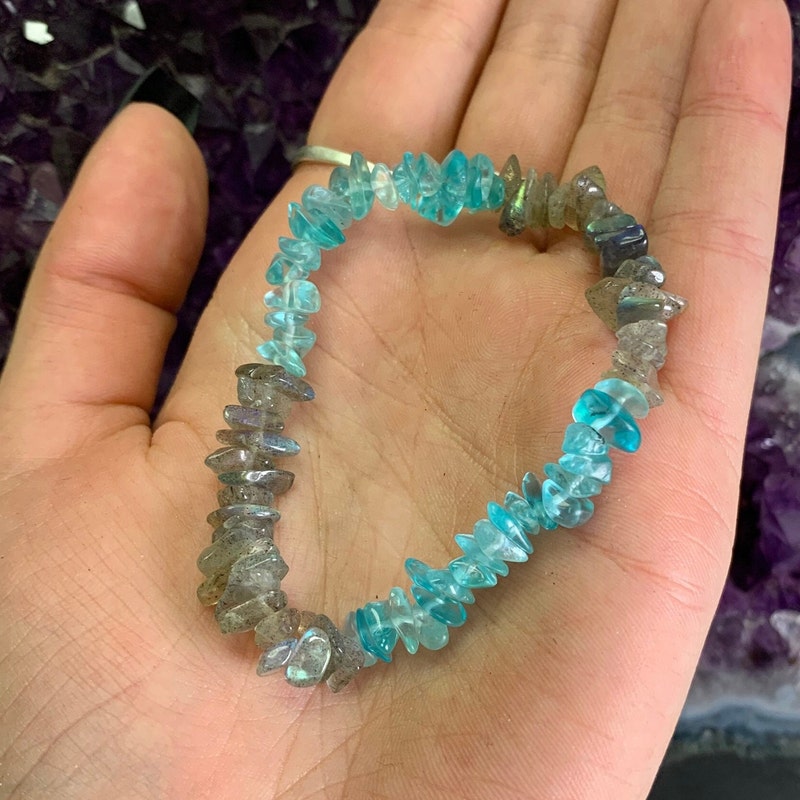 Labradorite Mix Bracelet - Etsy