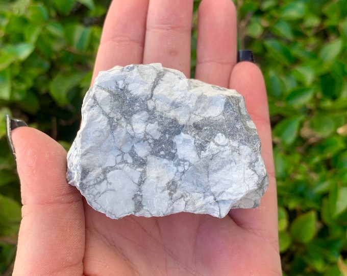 One Rough Howlite Chunk Raw Howlite Piece Natural Howlite - Etsy