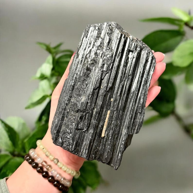 Jumbo 2-3 LB Raw Black Tourmaline Log– High Grade Protection Stone From ...