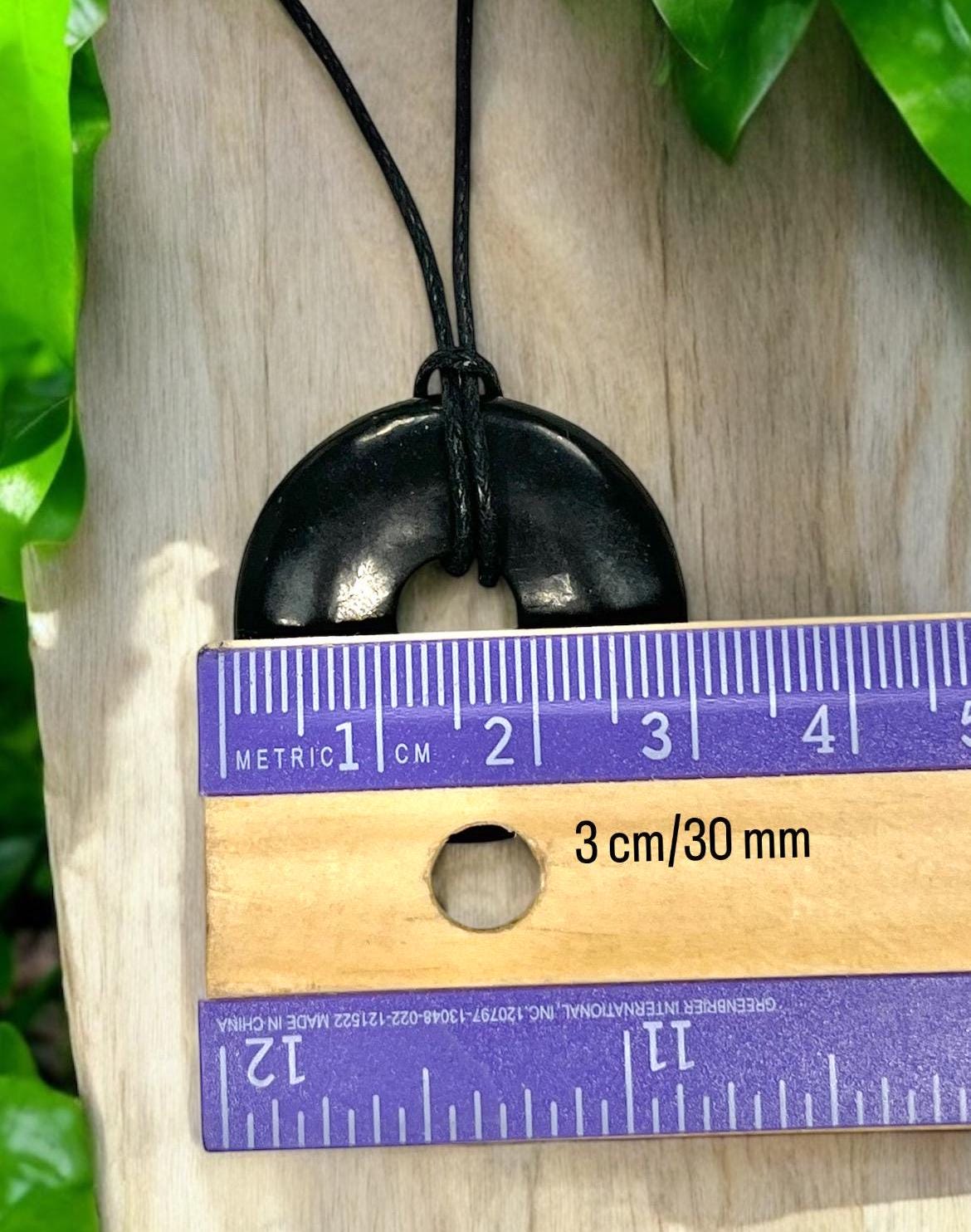 Protective Shungite Donut Pendant From Karelia Russia– Grounding ...