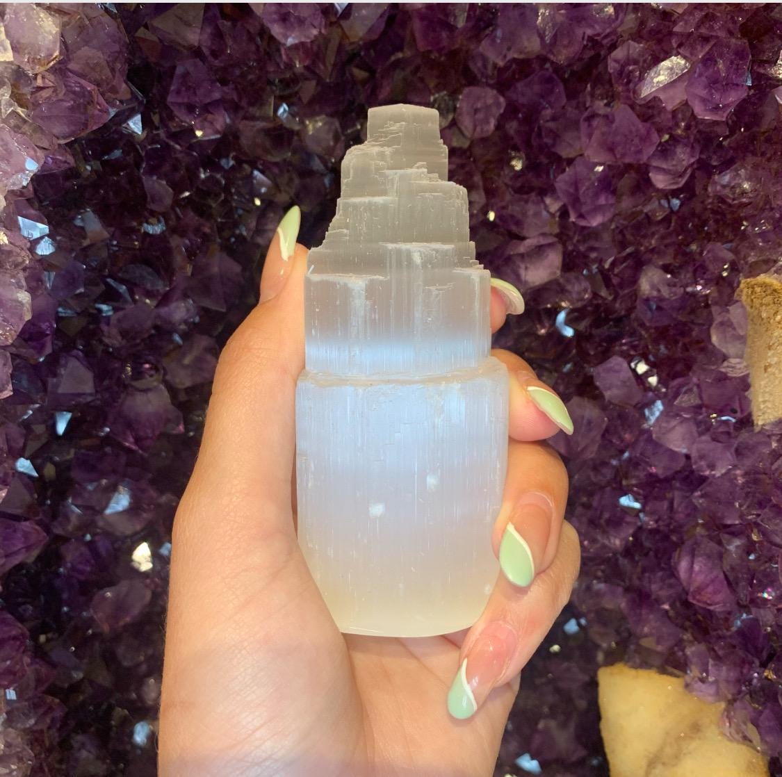 Insane Wholesale Box of Selenite Towers 4 Inch Bulk Crystal Lot for ...
