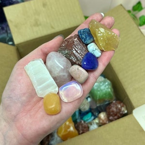 Insane Deal 20 Lbs of Assorted Mix of Rough & Tumbled Stones at ...