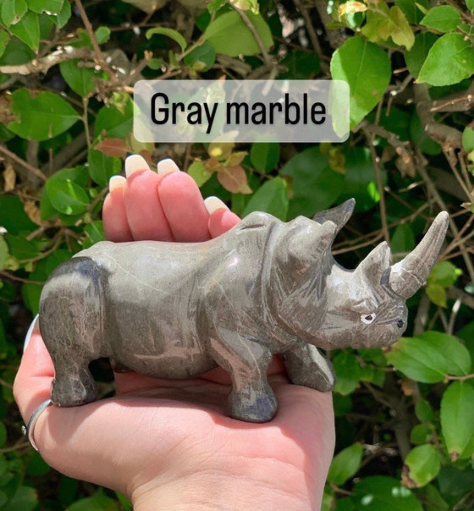 Large Marble Stone Rhino Carving Hand Carved Rhino Statue - Etsy