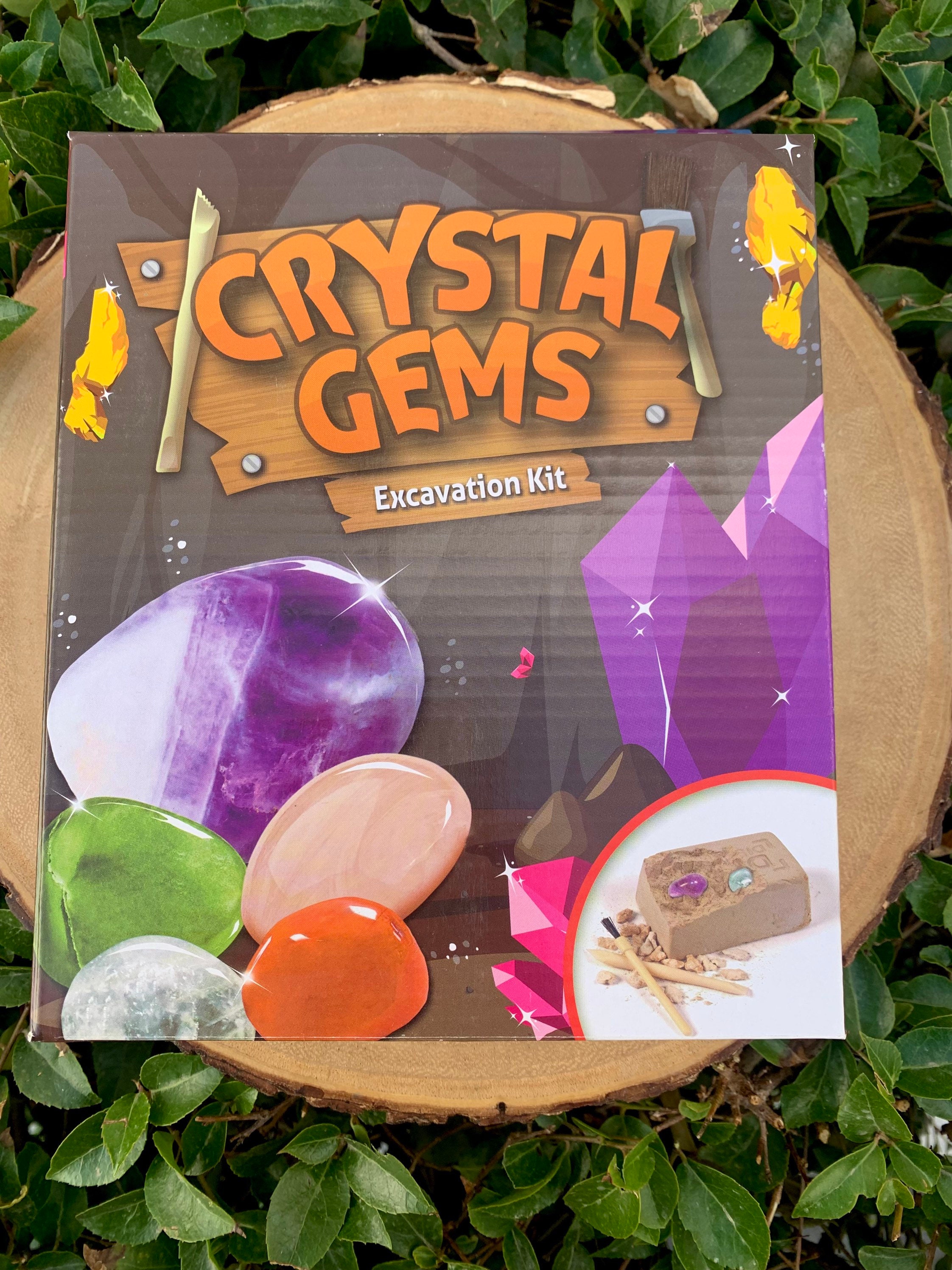 Crystal Gems Excavation Kit Kit for Kids Fun Activity for - Etsy