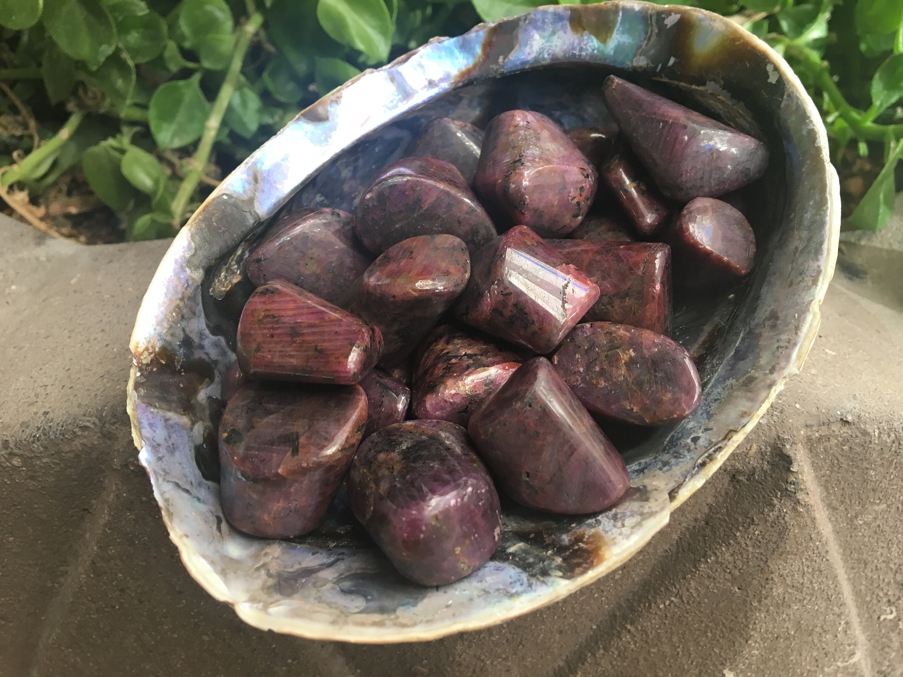 One Red Ruby Tumbled Stone Ruby Tumbled Red Ruby Pocket - Etsy