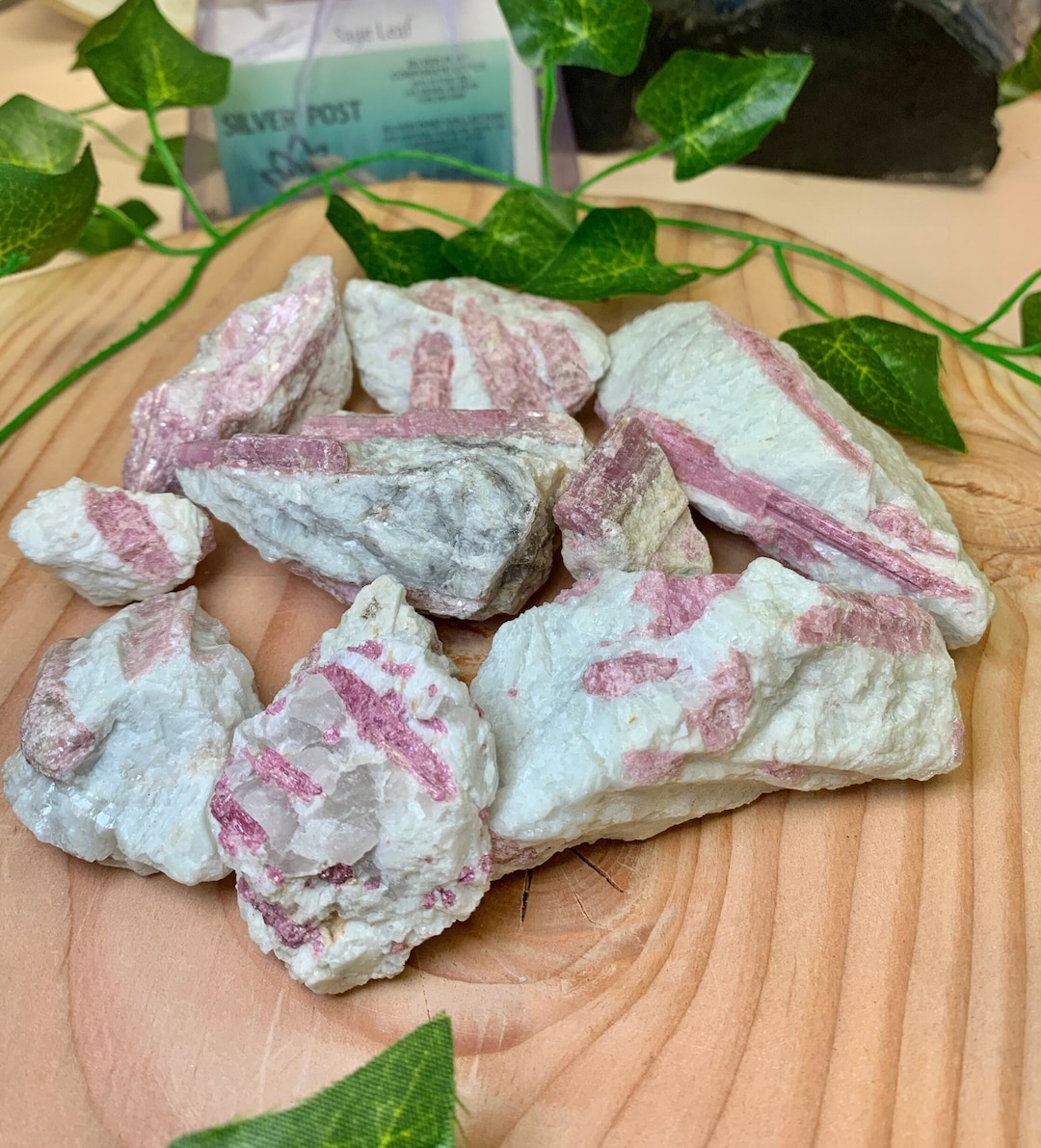 One Rough Pink Tourmaline Chunk (multiple Sizes Available), Rubellite ...