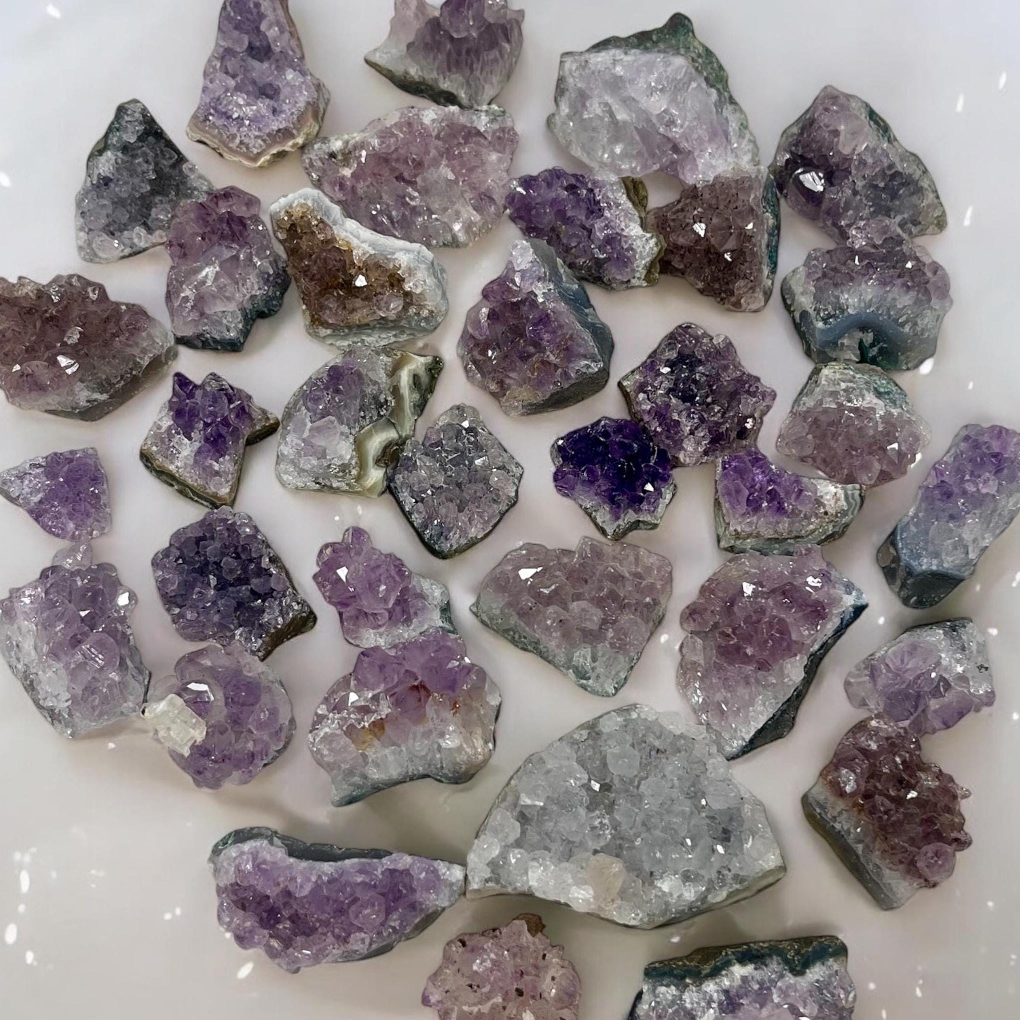 Insane Amethyst Crystal Cluster Druzy Geode – Choose Your Size ...