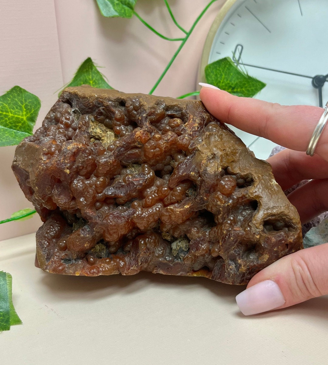 Beautiful Cornflake Agate Specimen (exact Item), 1 Lb 13 Oz, Unpolished ...