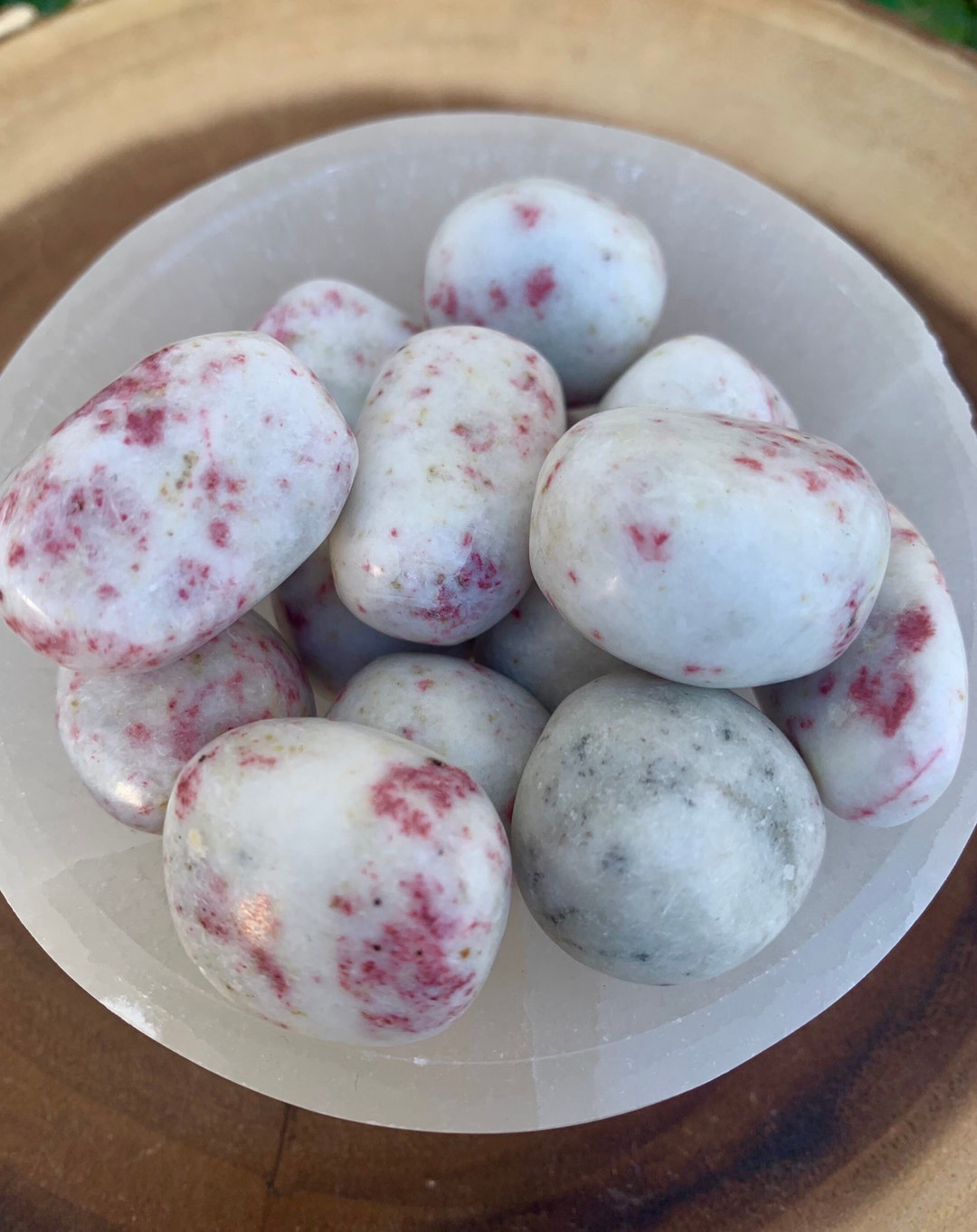 One Cinnabrite Tumbled Stone, Freckled Rock, Root Chakra, Stone ...