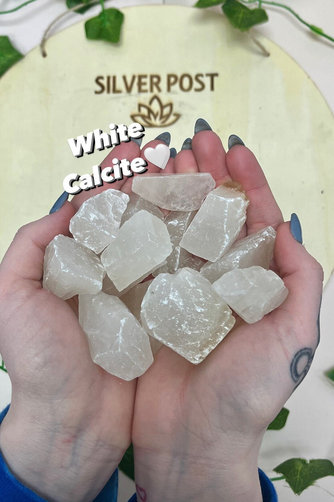 White Calcite Rough Stone Mix, Bulk Wholesale Lot, 0.5"-1.25" Small ...