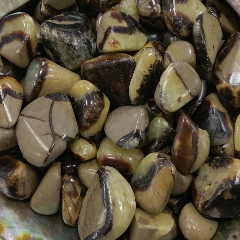 Septarian Tumbled Stone Septarian Energy Stone Meditation - Etsy