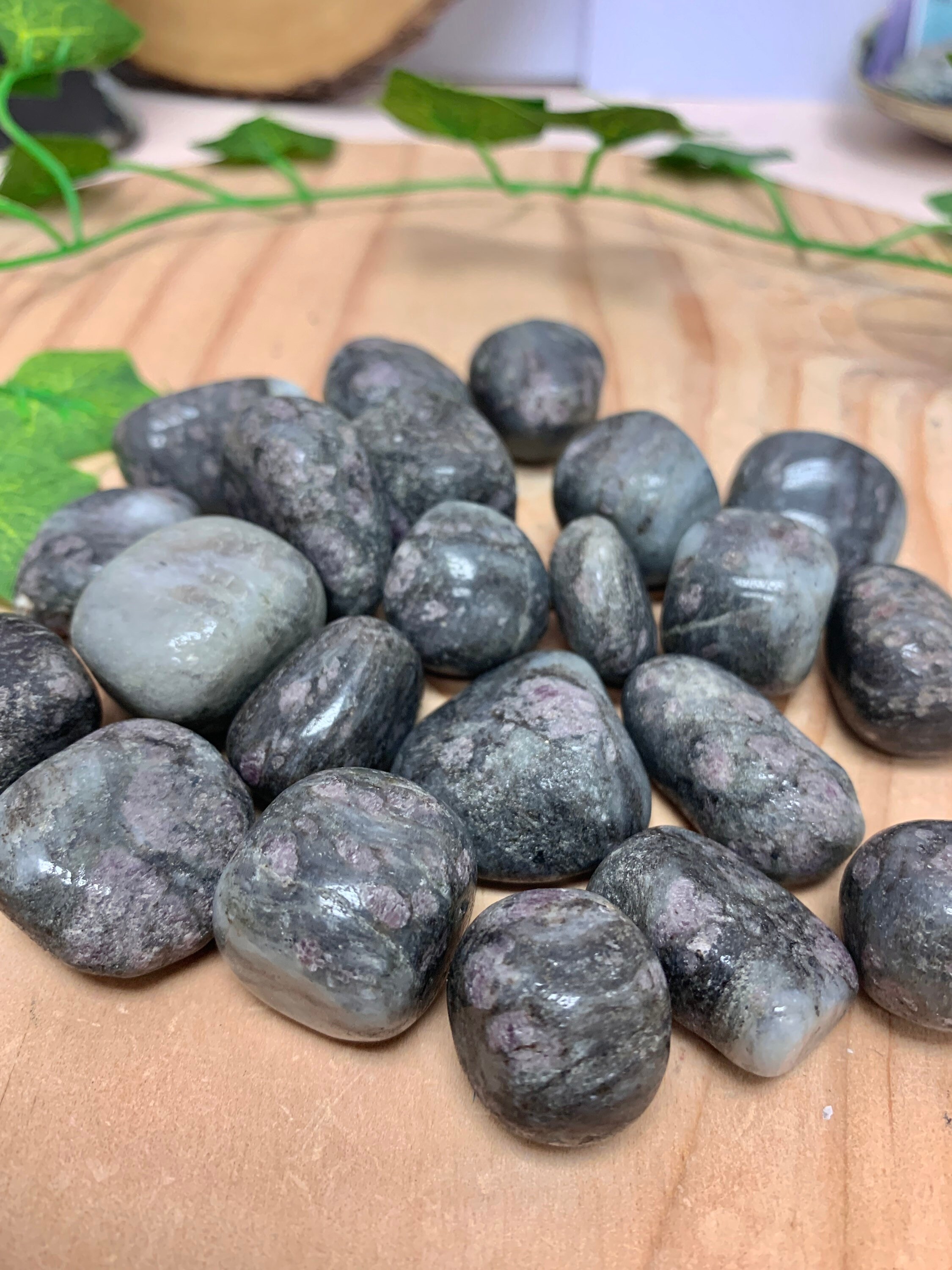 Ruby in Matrix Tumbled Stone Ruby Matrix Crystal July - Etsy Canada