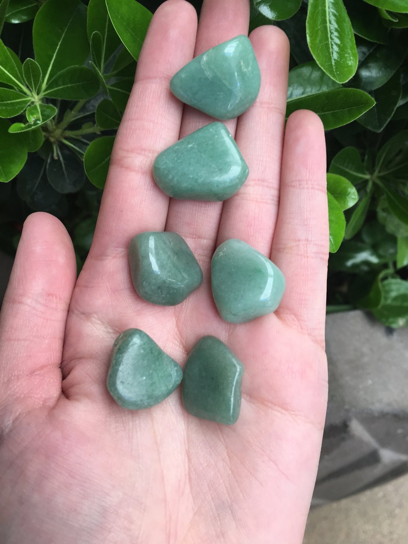 Green Aventurine Tumbled Stone One Green Aventurine Stone | Etsy
