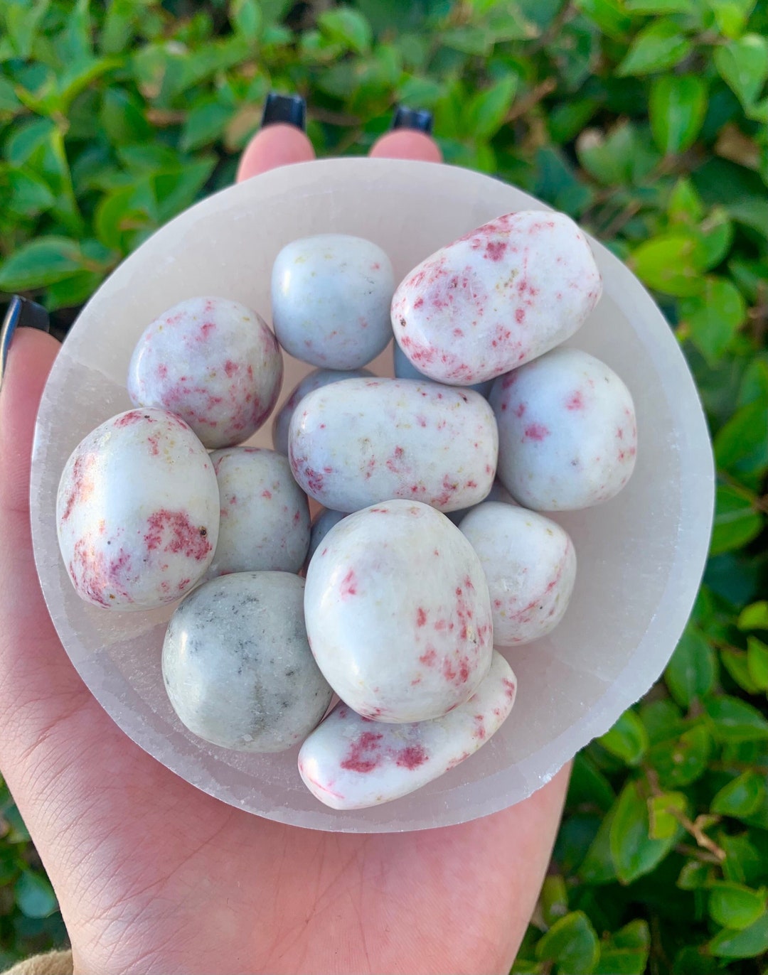 One Cinnabrite Tumbled Stone Freckled Rock Root Chakra - Etsy