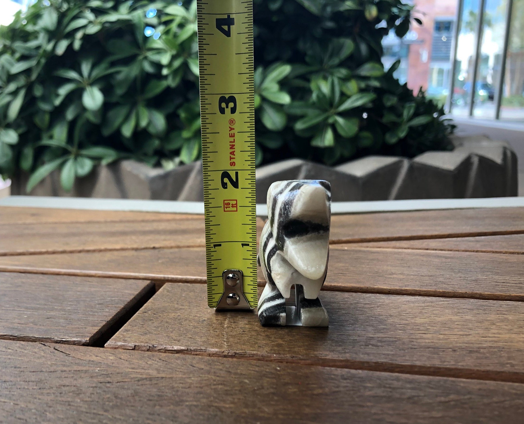 Zebra Onyx Small T-rex Stone Carving, Polished Tyrannosaurus Rex ...