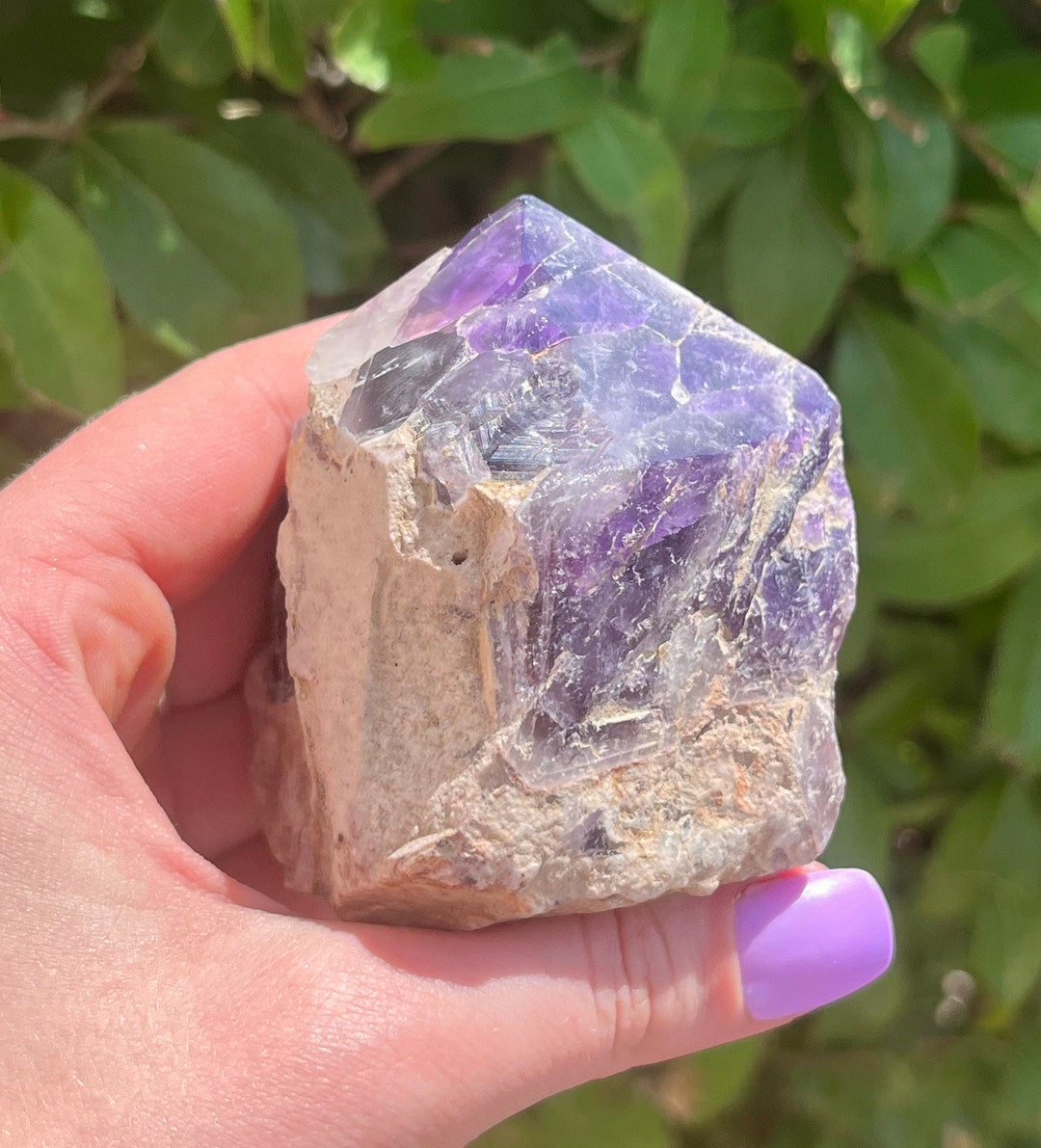 Small Amethyst Polished Point, Purple Amethyst Point, Crystal Point ...