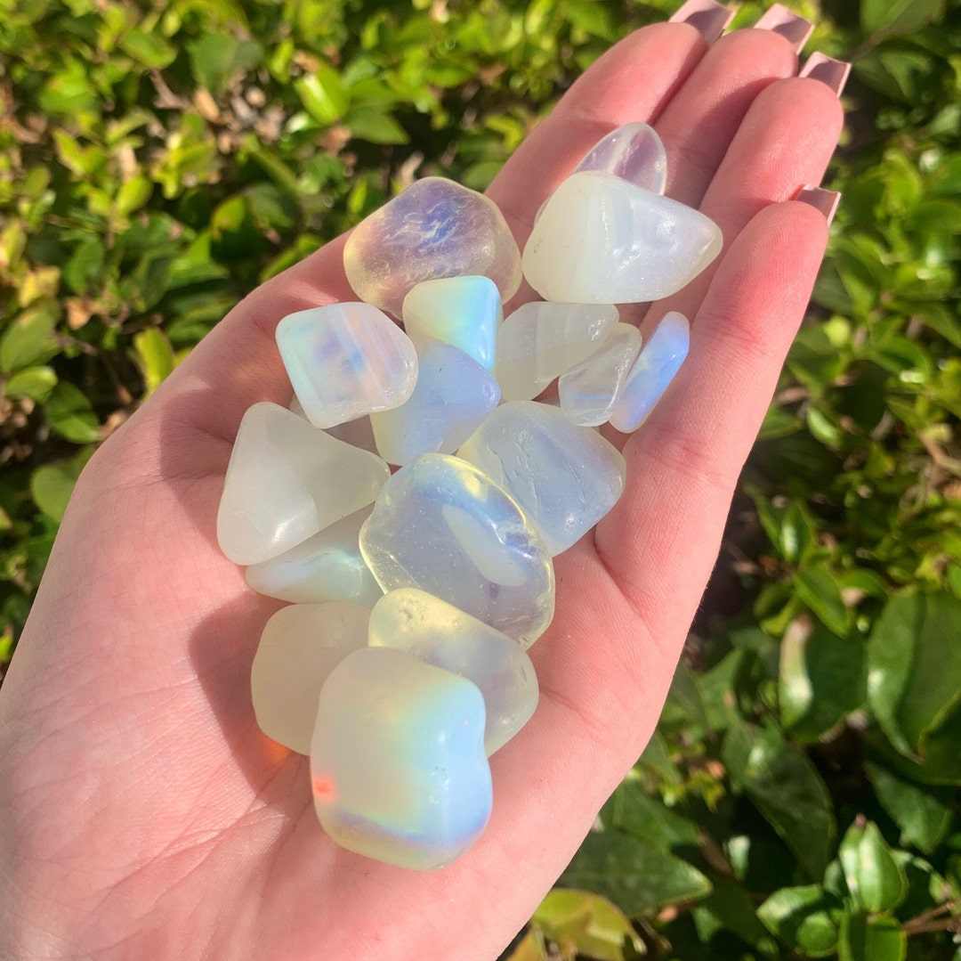One Opalite Tumbled Stone, Opalite Stone, Opalite Pocket Stone, Opalite Crystal, Stone for ...