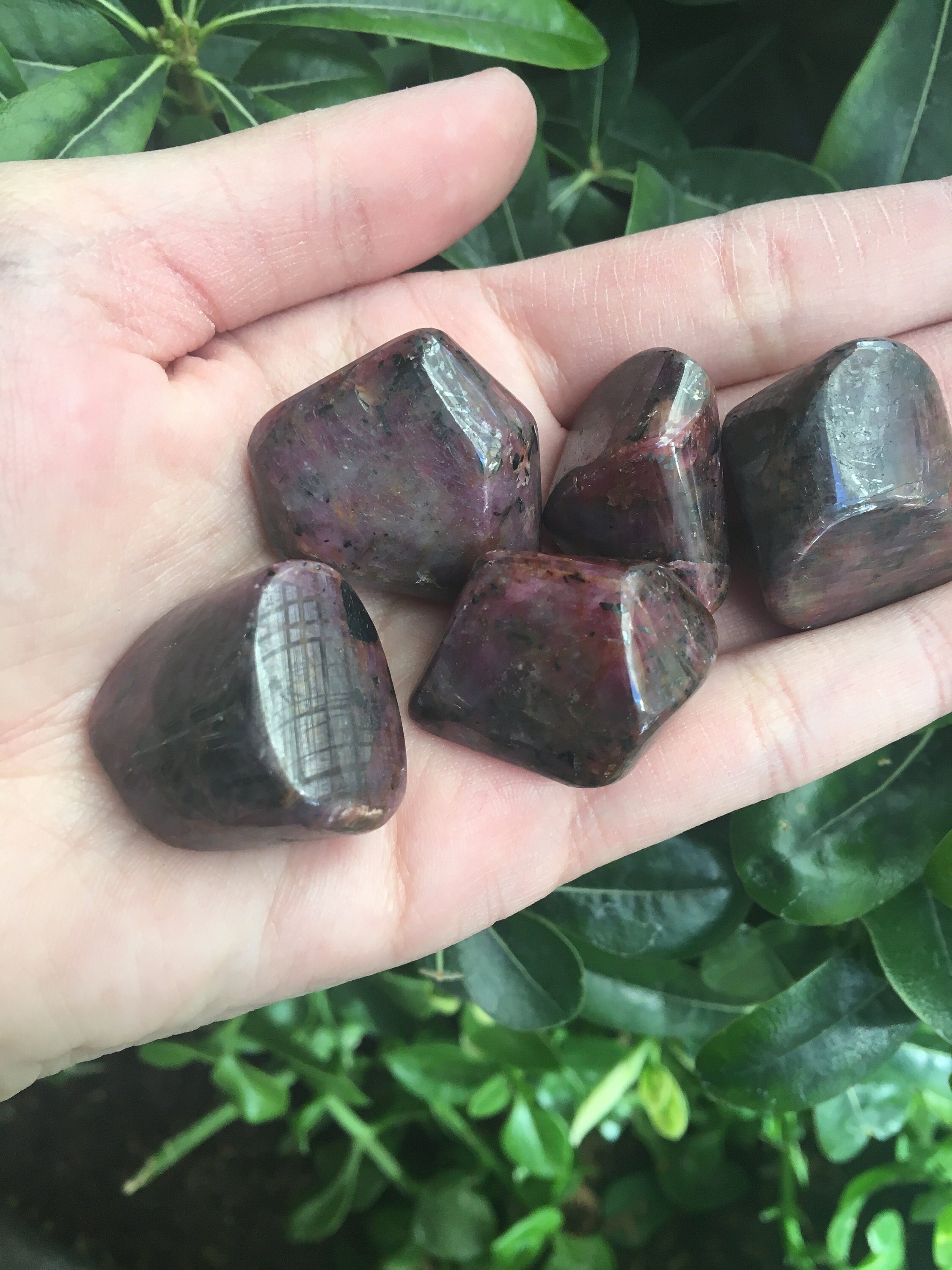 One Red Ruby Tumbled Stone Ruby Tumbled Red Ruby Pocket - Etsy