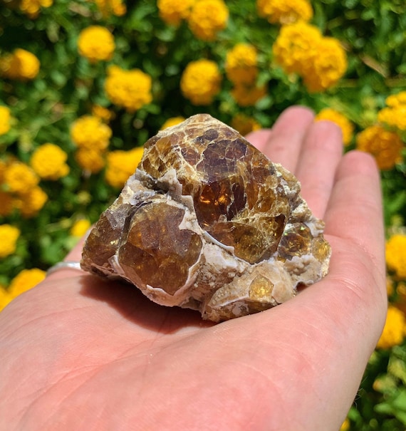 One Mexican Grossular Garnet Specimen Rough Garnet Chunk - Etsy