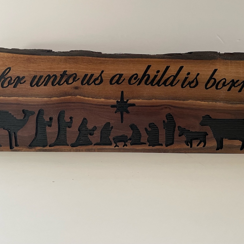 Nativity Sign - Etsy