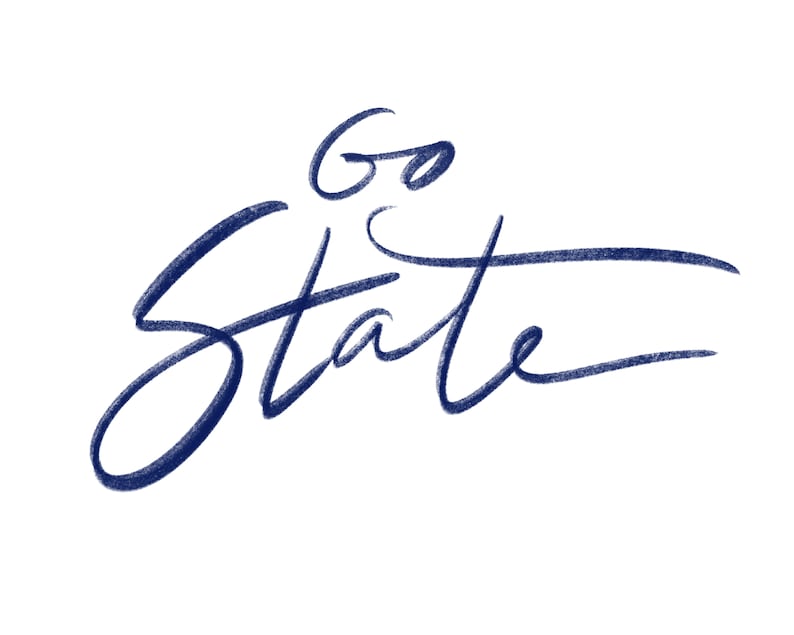 Penn State - Go State Print 8x10 Inches - Etsy