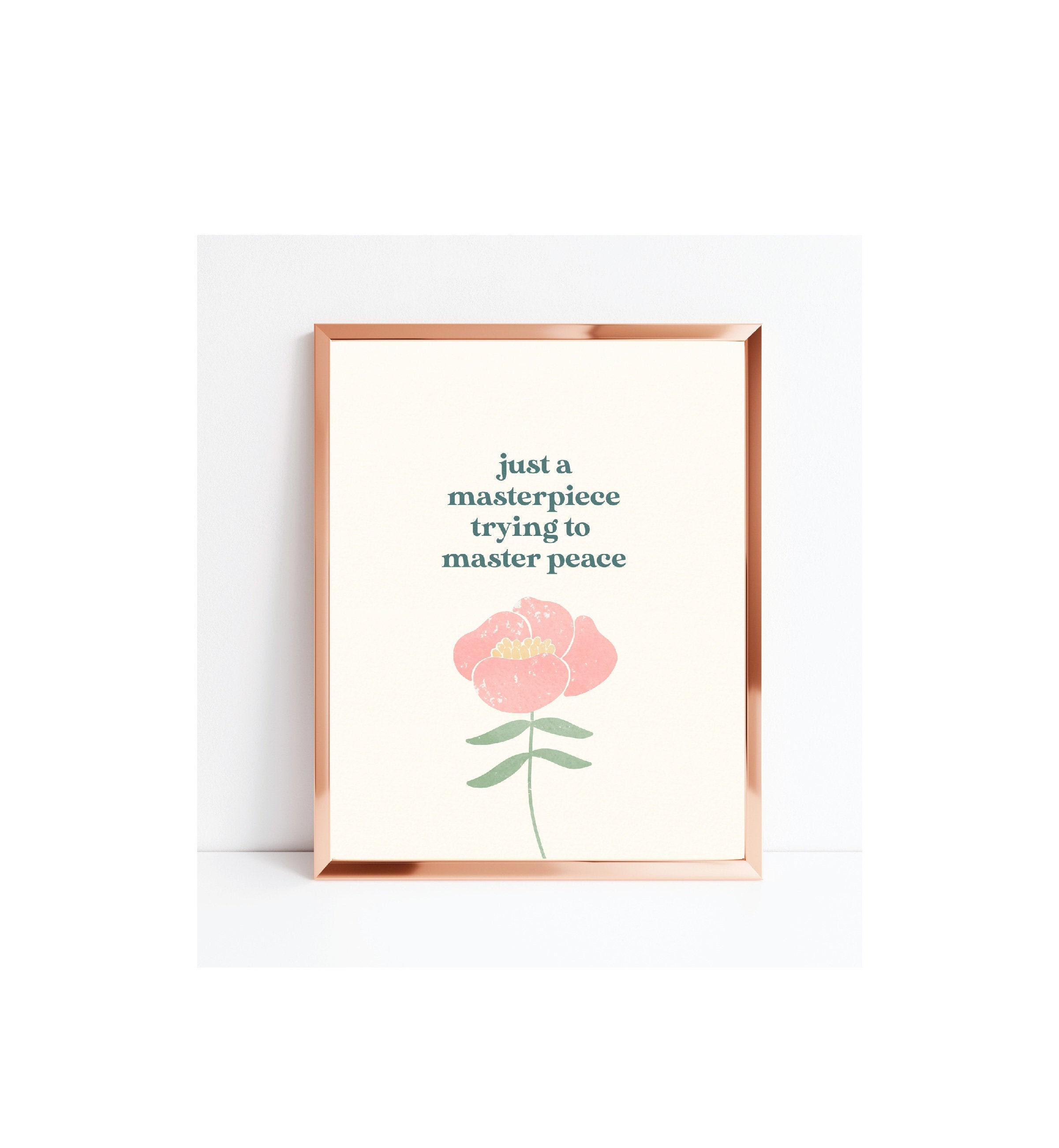 Just a Masterpiece Trying to Master Peace - Etsy