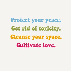Protect Your Peace, Cultivate Love - Print - Etsy