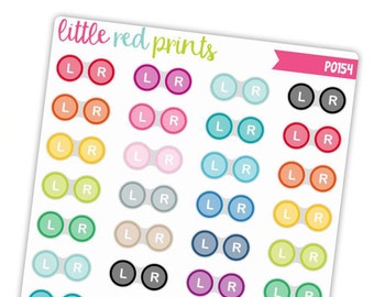 Contact lens sticker | Etsy