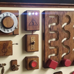 Sensory Activity Board for Dementia: Wooden Memory Stimulation Tool - Etsy