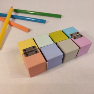 Wooden Infinity Cube: Handmade Fidget, Sensory Montessori Toy - Etsy