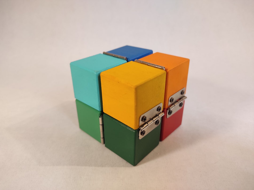 Handmade Wooden Infinity Cube: Adult Fidget Sensory Toy - Etsy