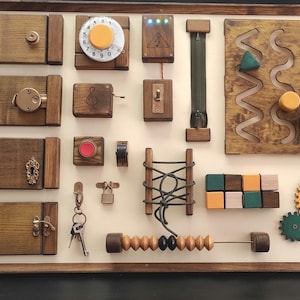 Dementia Sensory Board With Detachable Infinity Cube: Alzheimer's ...