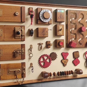 Sensory Activity Board for Dementia: Wooden Memory Stimulation Tool - Etsy