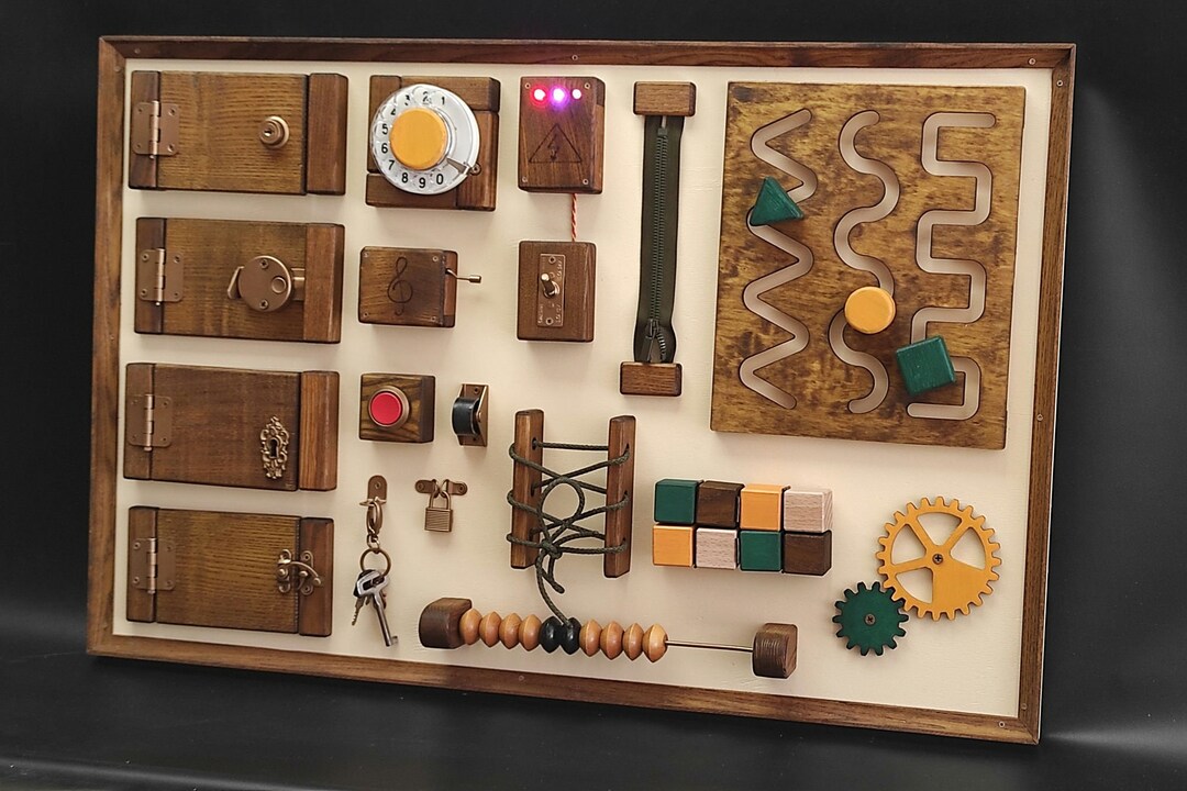 Dementia Sensory Board With Detachable Infinity Cube: Alzheimer's ...