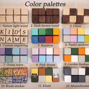 EDC Fidget Toy, Wood Infinity Cube, Stim Toy Adult, Autism and Dementia ...