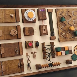 Dementia Sensory Board With Detachable Infinity Cube: Alzheimer's ...