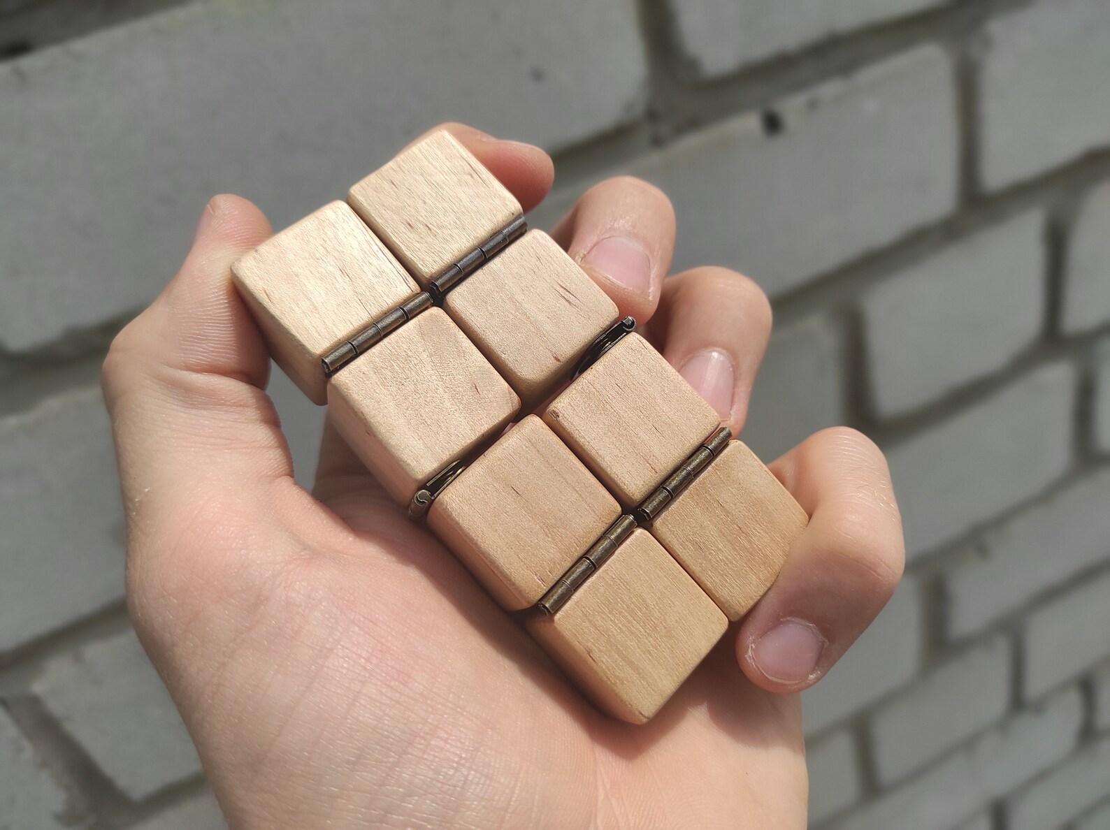 EDC Fidget Toy Wood Infinity Fidget Cube Stim Toy Adult - Etsy