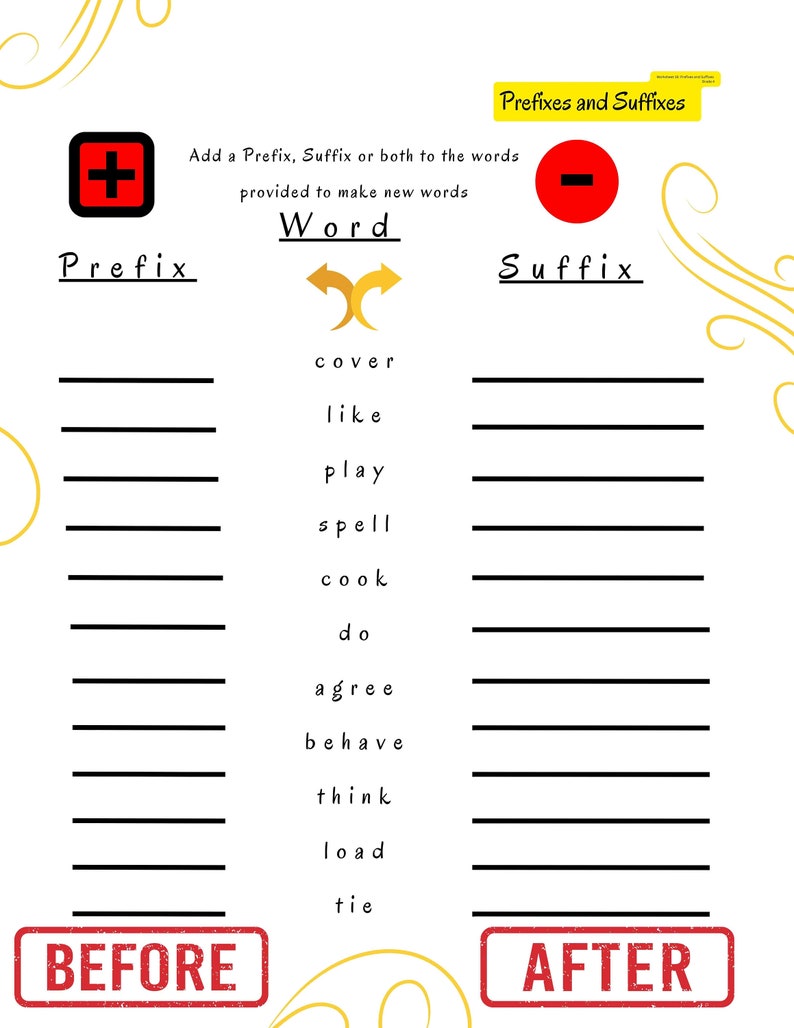 4th Grade Reading and Writing Worksheets Bundle: 21 Pages of Engaging ...