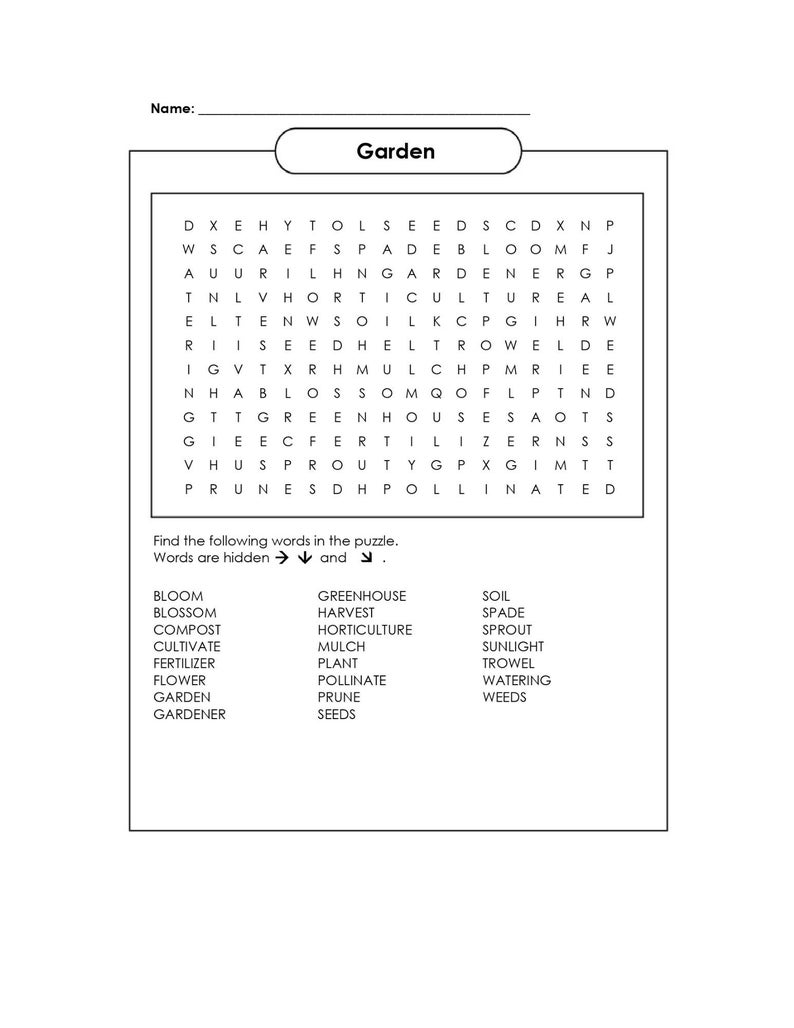 4th Grade Word Search Bundle Homeschool Curriculum Digital Download - Etsy